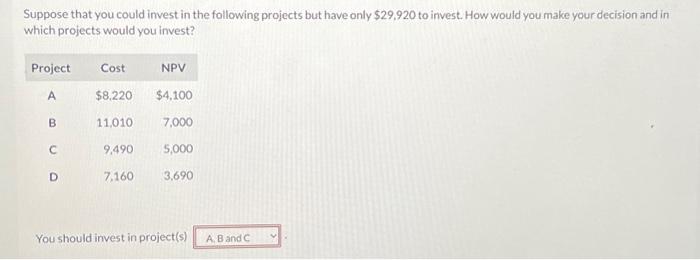 Solved Suppose that you could invest in the following | Chegg.com