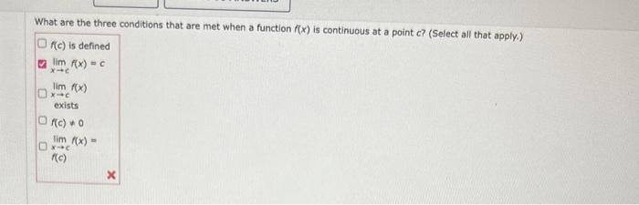 Solved What are the three conditions that are met when a | Chegg.com