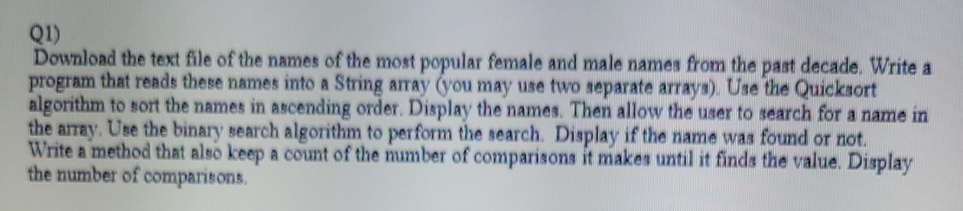 Solved male_names text file contains | Chegg.com