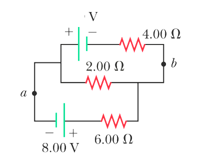 Solved Calculate the potential difference \Delta Vba = ﻿Vb – | Chegg.com