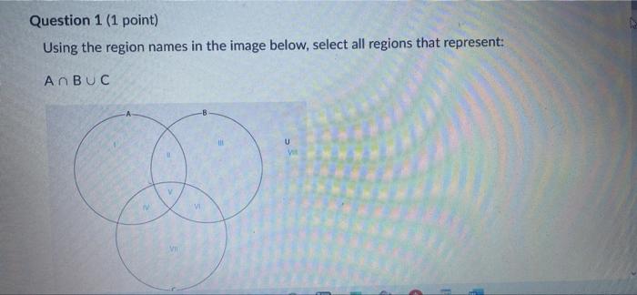 Using the region names in the image below, select all | Chegg.com