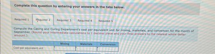 Solved Problem 5-13 (Algo) Comprehensive Problem; Second | Chegg.com