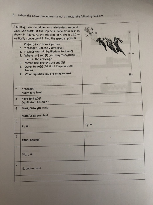 Solved 7. Follow the above procedures to work through the | Chegg.com