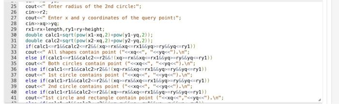 Solved My code isn't out putting the expected output 1st | Chegg.com