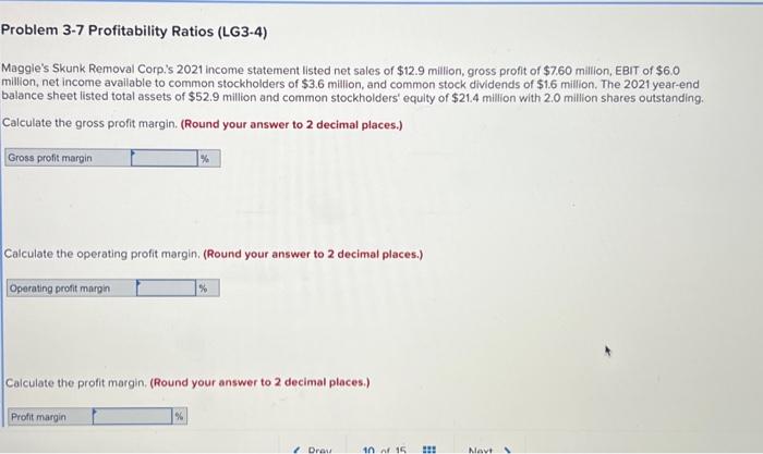 Solved Maggie's Skunk Removal Corp.'s 2021 income statement | Chegg.com Solved Maggie's Skunk Removal Corp.'s 2021 income statement | Chegg.com