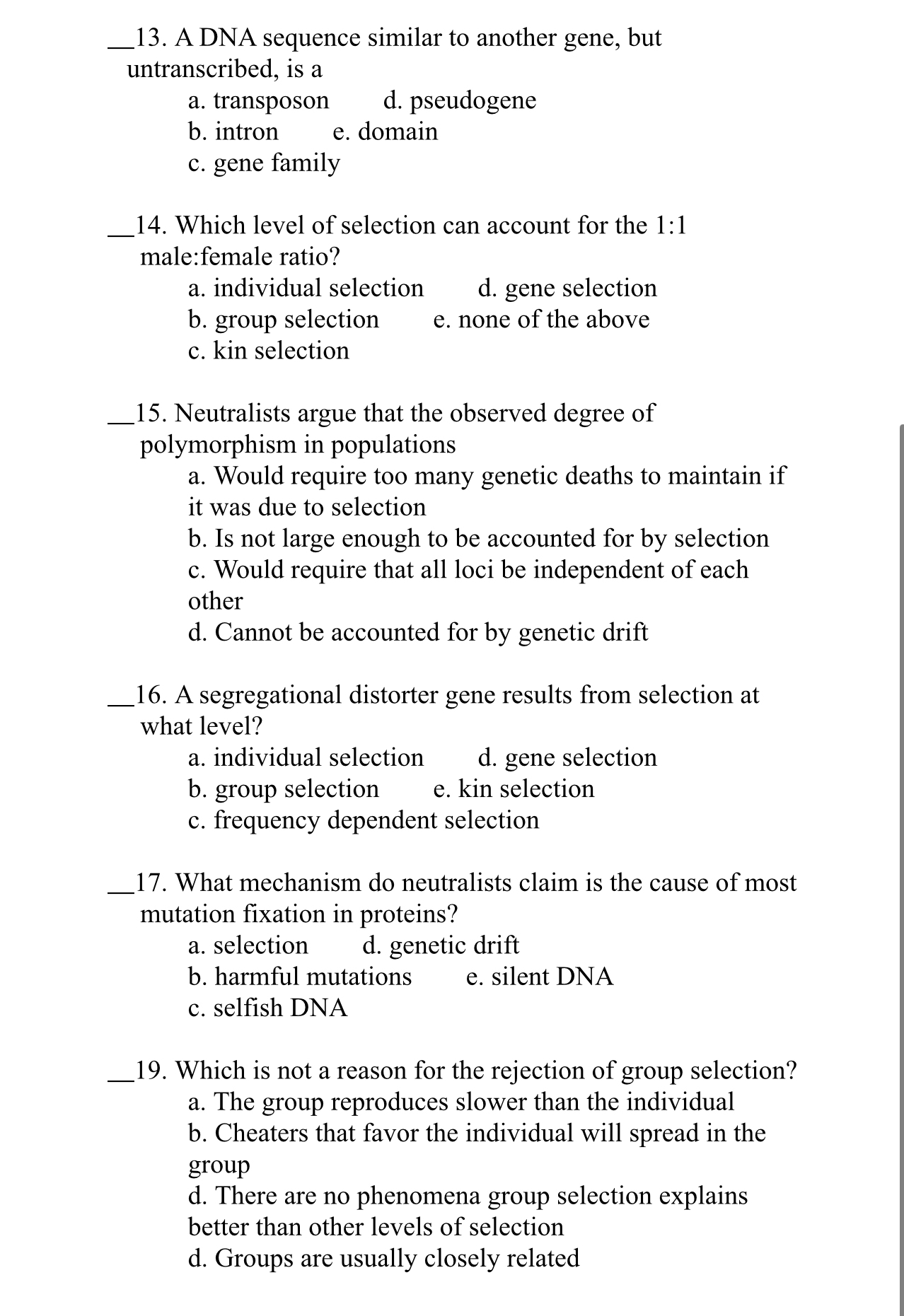 Solved A DNA sequence similar to another gene, but | Chegg.com