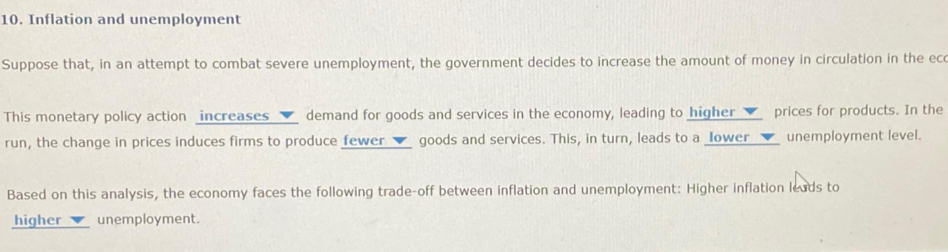 Solved Inflation and unemploymentSuppose that, in an attempt | Chegg.com