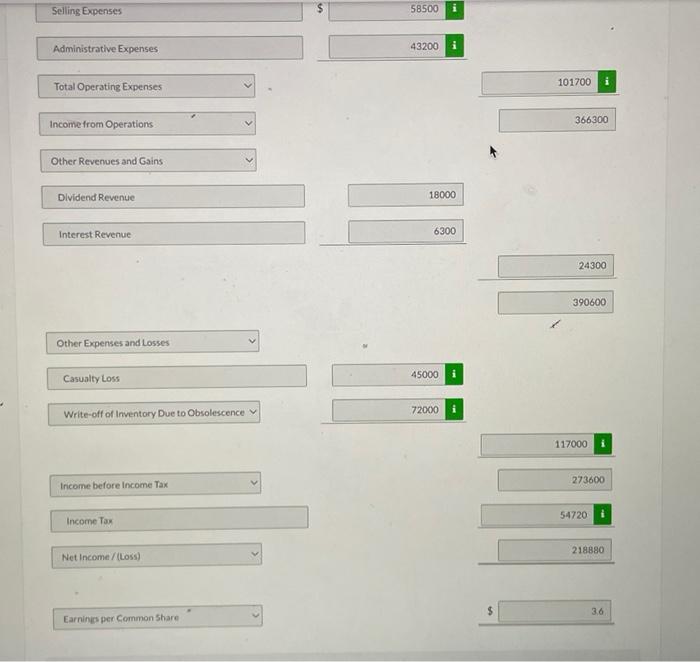 Solved Presented below is information related to Skysong | Chegg.com