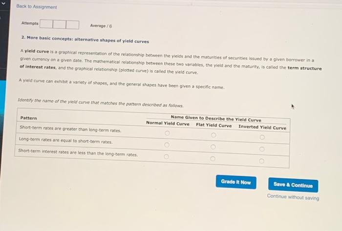 Solved Back to Assignment Attempts Average/6 2. More basic | Chegg.com