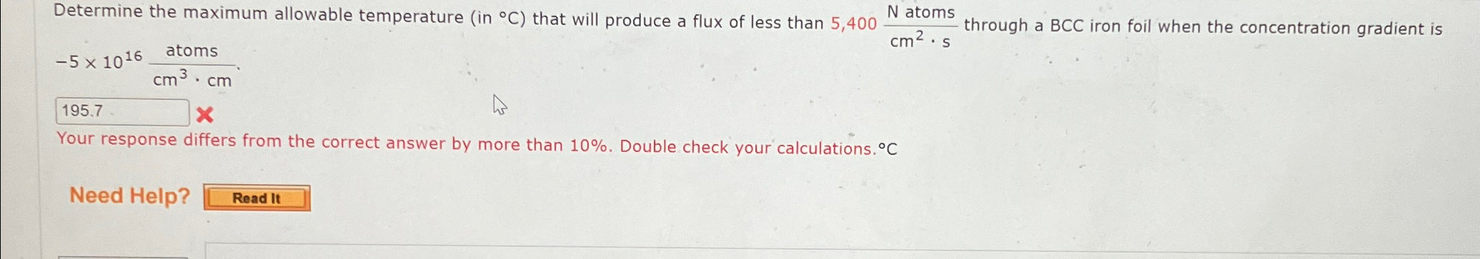 Solved Determine the maximum allowable temperature ( ﻿in | Chegg.com
