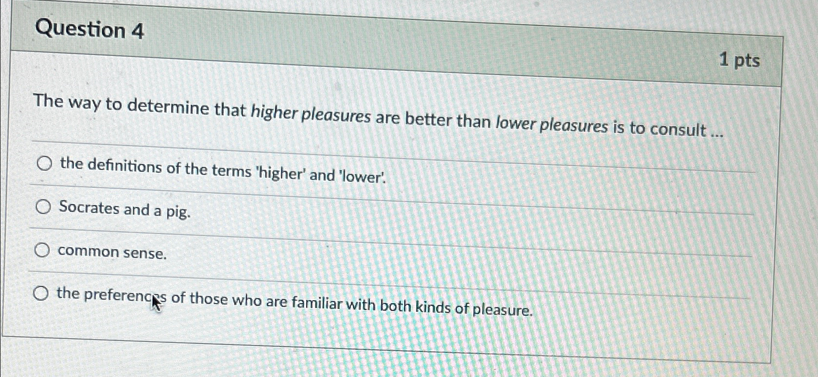 Solved Question 41 ﻿ptsThe way to determine that higher | Chegg.com