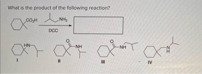 Solved What Is The Product Of The Following Reaction