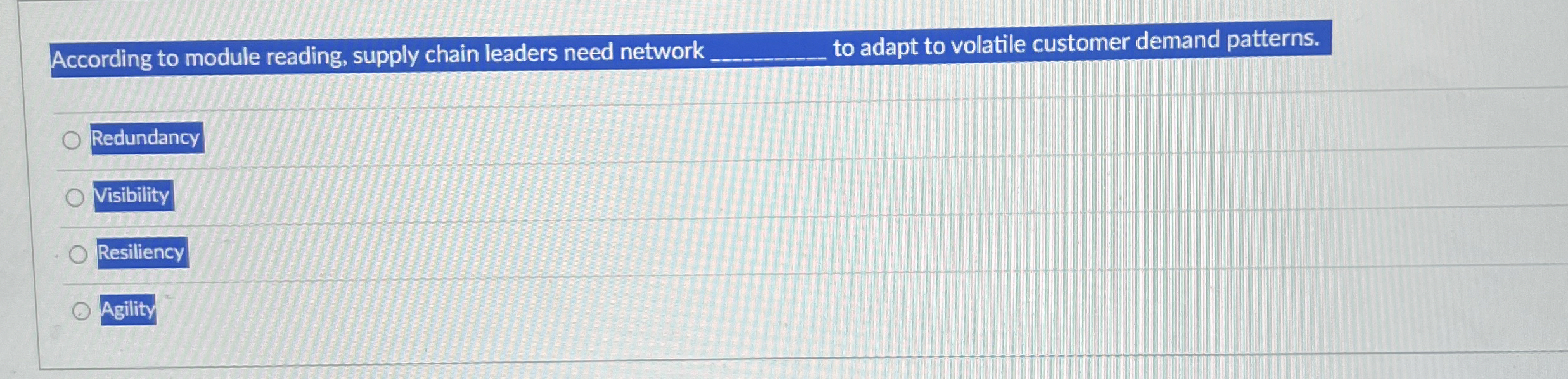 Solved According to module reading, supply chain leaders | Chegg.com