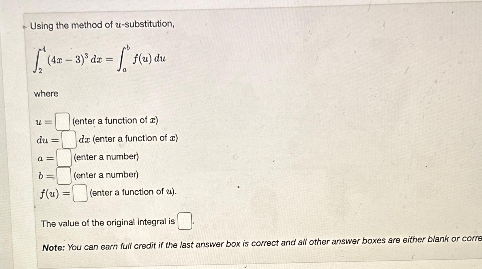 Solved Using the method of | Chegg.com