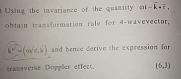 Solved Using the invariance of the quantity | Chegg.com
