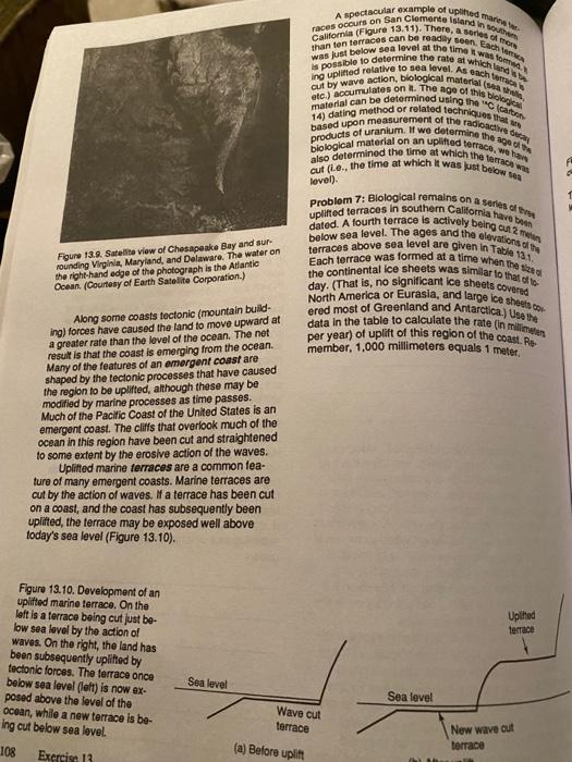 Solved Date: Name: Section Exercise 13 COASTAL OCEANOGRAPHY | Chegg.com