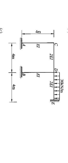 Solved Draw the bending moment diagram of below structures | Chegg.com