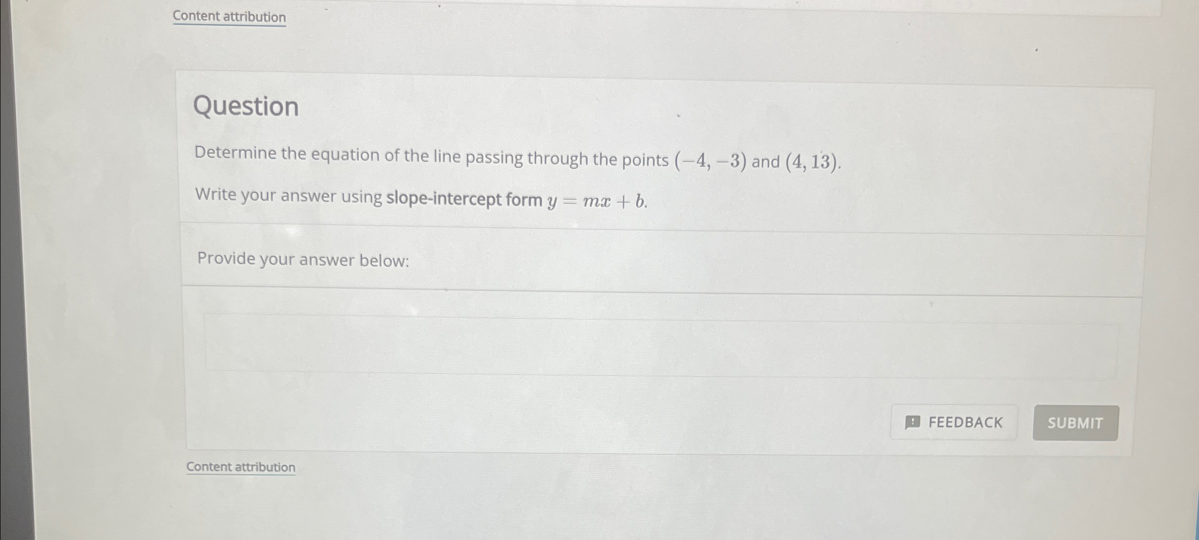 Solved Content attributionQuestionDetermine the equation of | Chegg.com