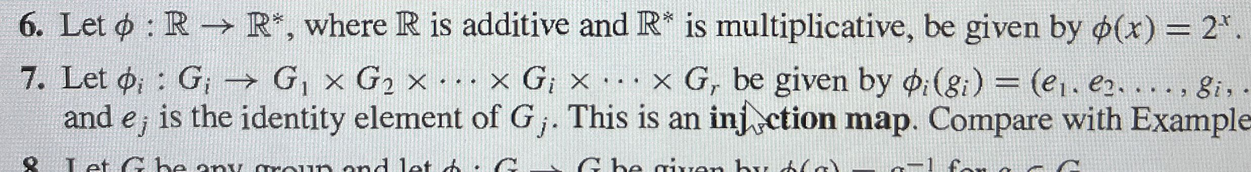 Solved Let φ:R→R**, ﻿where R ﻿is additive and R** ﻿is | Chegg.com