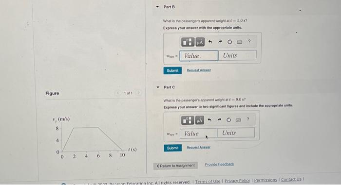 Solved (Equte 1) shows the velocity graph of a 75 kg, | Chegg.com
