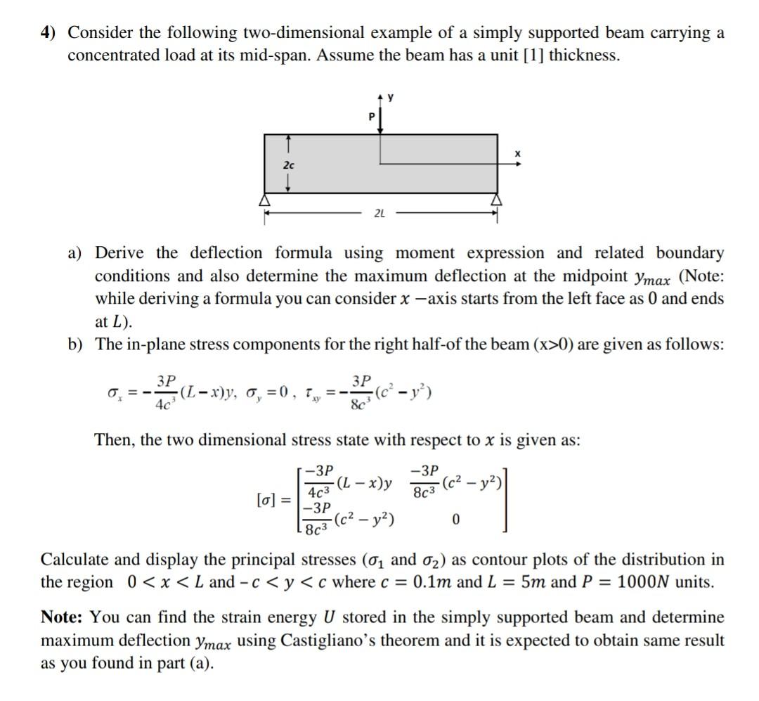 Solved 4) Consider the following two-dimensional example of | Chegg.com