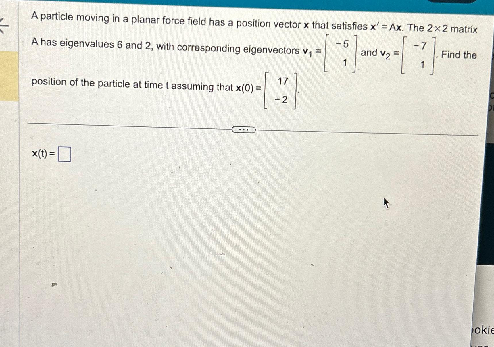 Solved A particle moving in a planar force field has a | Chegg.com