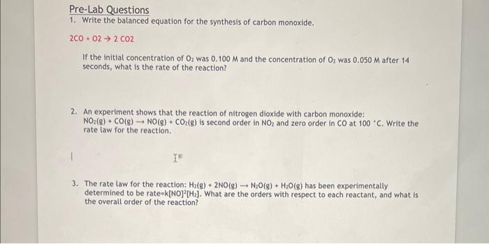 Solved 2CO+O2→2CO2 If the initial concentration of O2 was | Chegg.com
