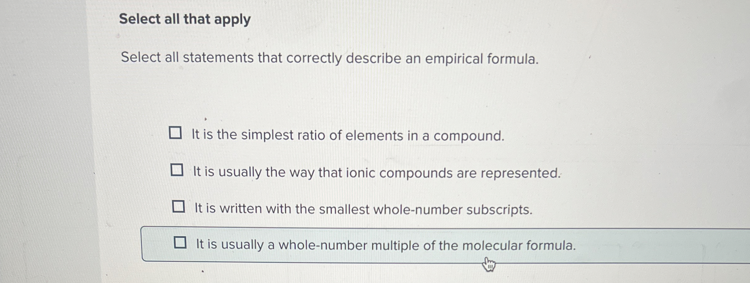 Solved Select all that applySelect all statements that | Chegg.com