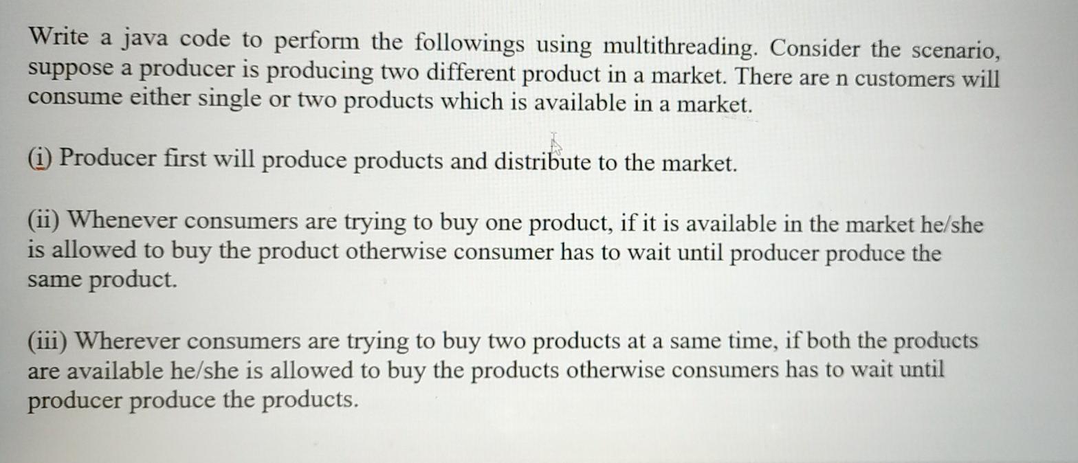 Solved Write a java code to perform the followings using | Chegg.com