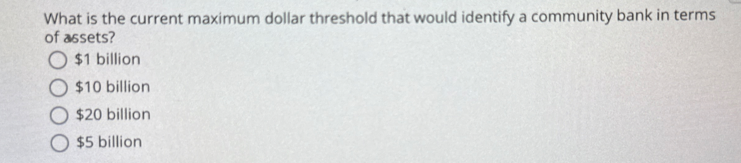Solved What is the current maximum dollar threshold that | Chegg.com