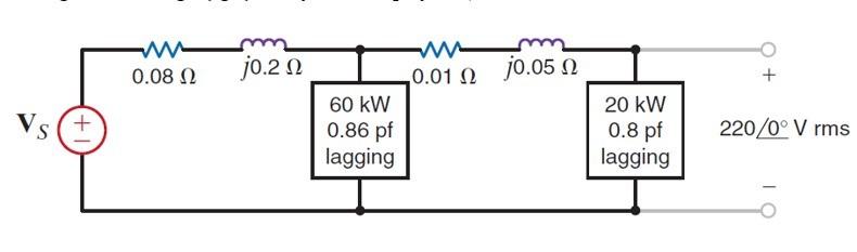 Solved Compute input source voltage and the input power | Chegg.com