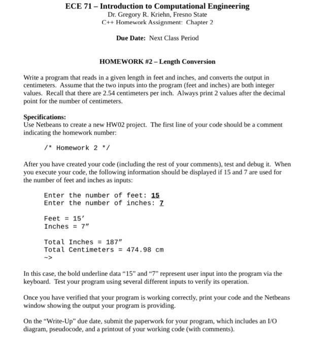 Solved ECE 71 - Introduction to Computational Engineering | Chegg.com