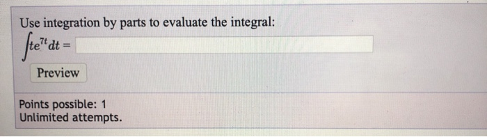 Solved Evaluate the definite integral. tln(5t)dt Preview Get | Chegg.com