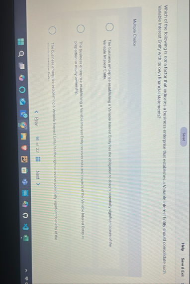 Solved HelpSove 8 ﻿ExitWhich of the following is not a | Chegg.com