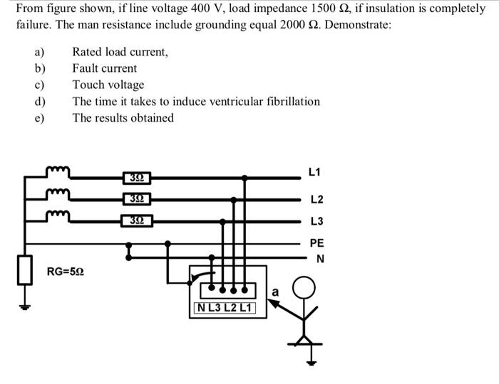 Solved From figure shown, if line voltage 400 V, load | Chegg.com