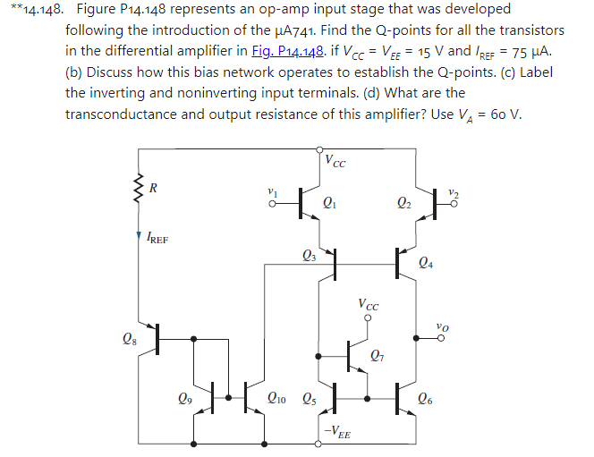 Solved ?14****.148. ﻿Figure P14.148 ﻿represents an op-amp | Chegg.com