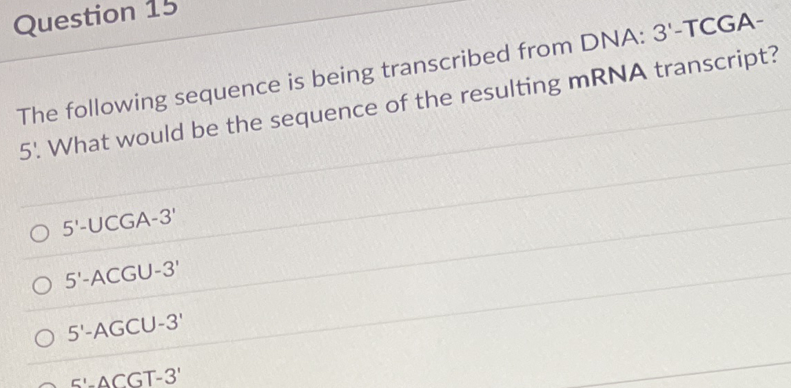 Solved The following sequence is being replicated in | Chegg.com
