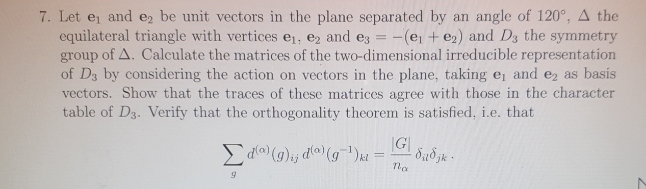 Solved Let e1 ﻿and e2 ﻿be unit vectors in the plane | Chegg.com