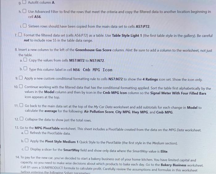 Open the start file EX2019-ChallengeYourself-8-4. The | Chegg.com