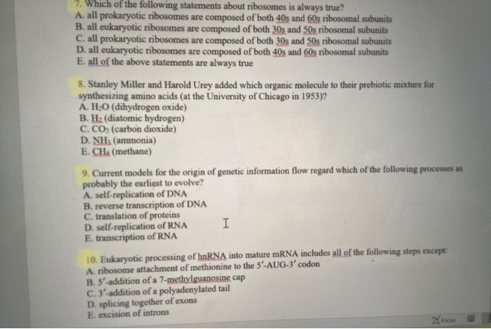 Solved I need help with the highlighted multiple choice | Chegg.com
