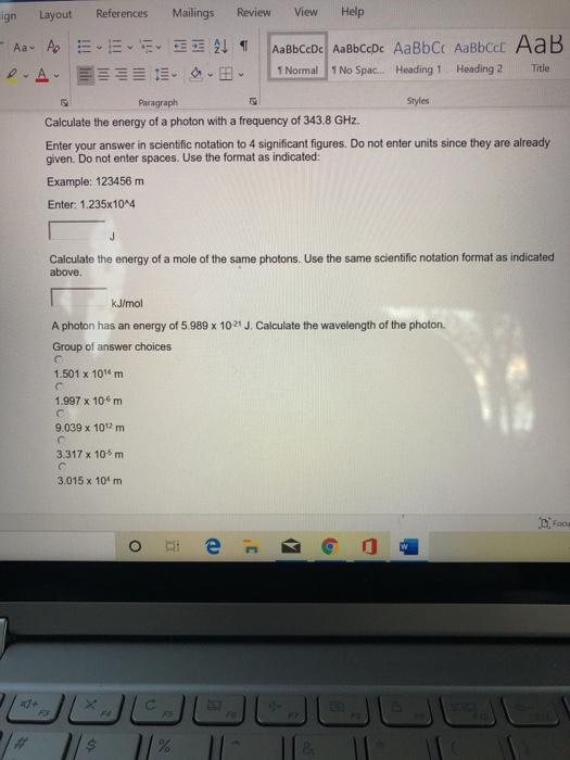 Solved ign Layout References Mailings Review View Help Aa A | Chegg.com