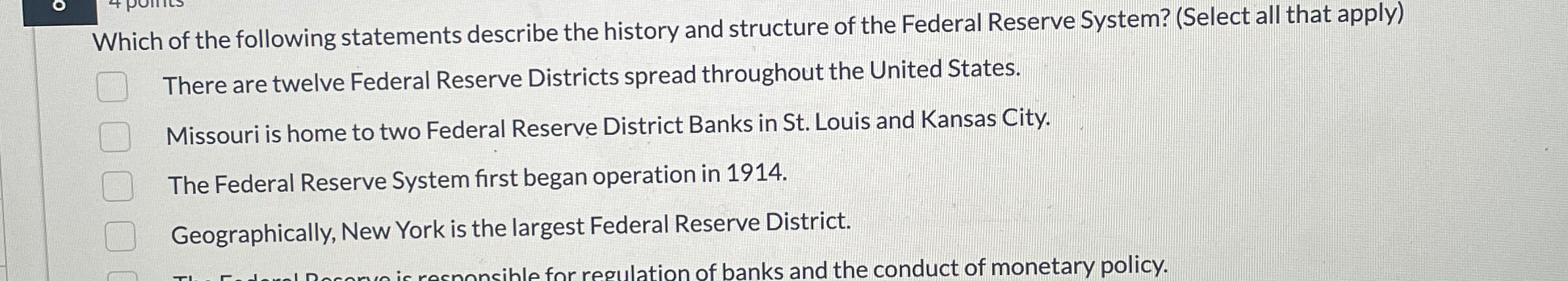 Solved Which of the following statements describe the | Chegg.com