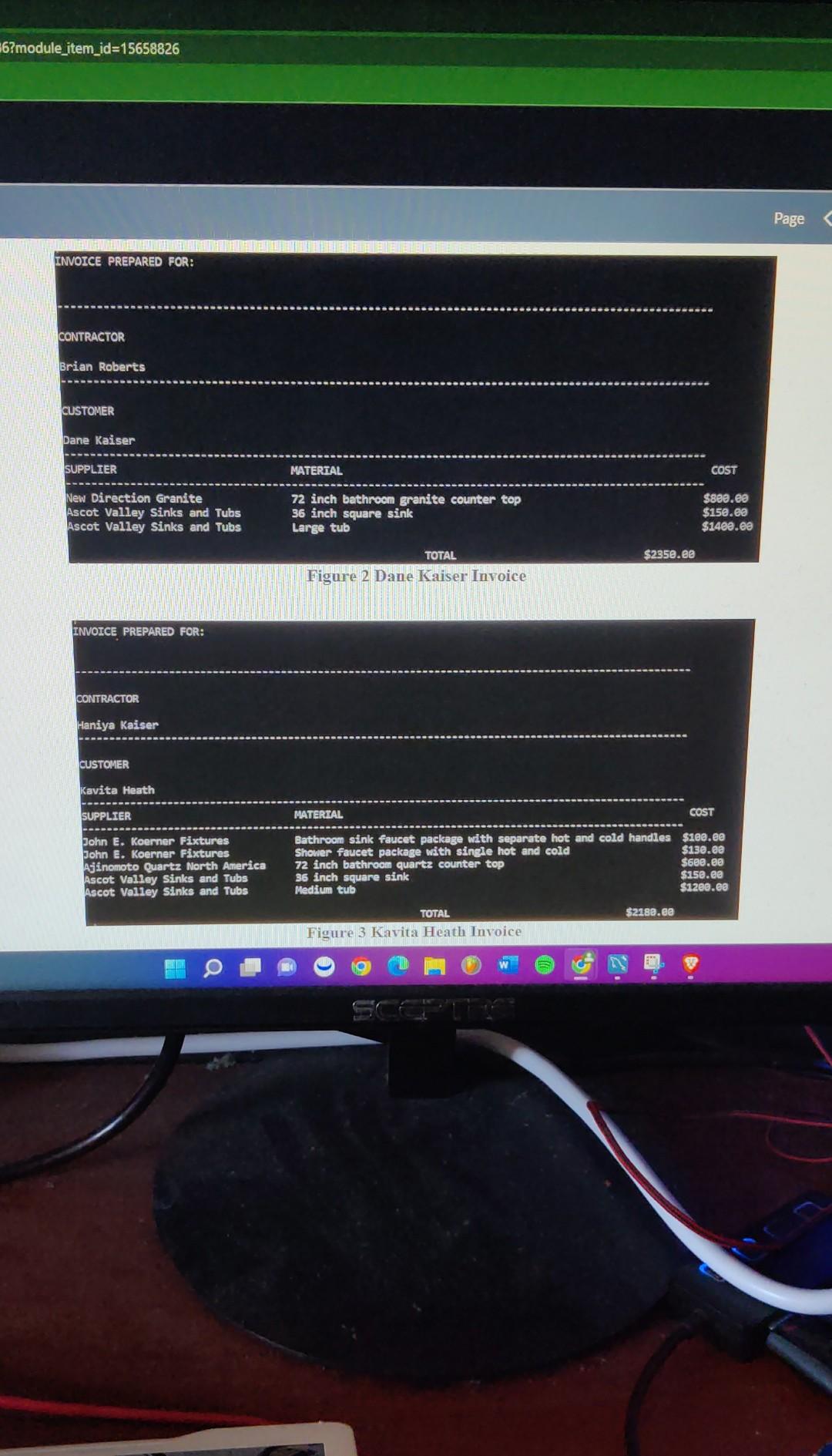 Solved dule_item_id=15658826 Figure 1 Renovation database | Chegg.com