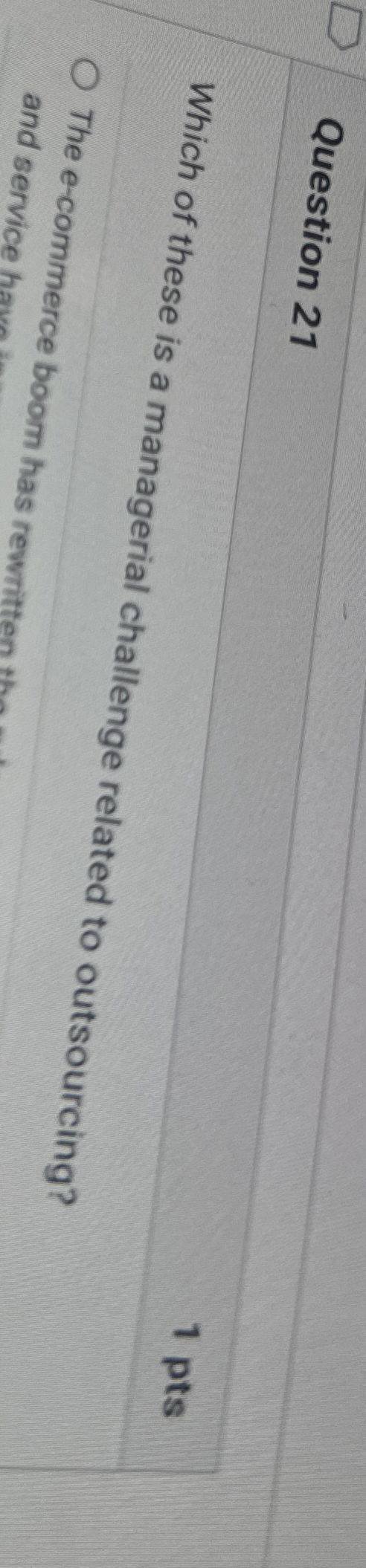 Solved Question 211 ﻿ptsWhich of these is a managerial | Chegg.com