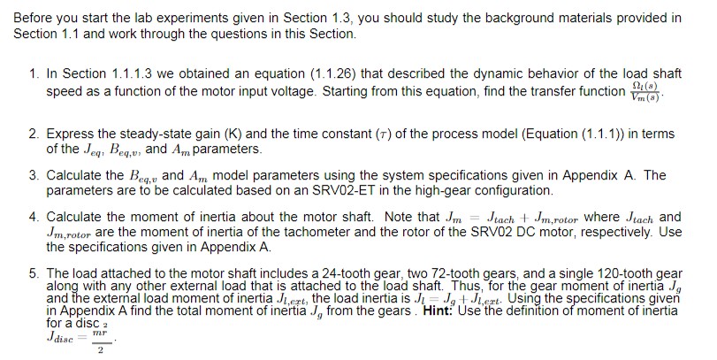 Before you start the lab experiments given in Section | Chegg.com