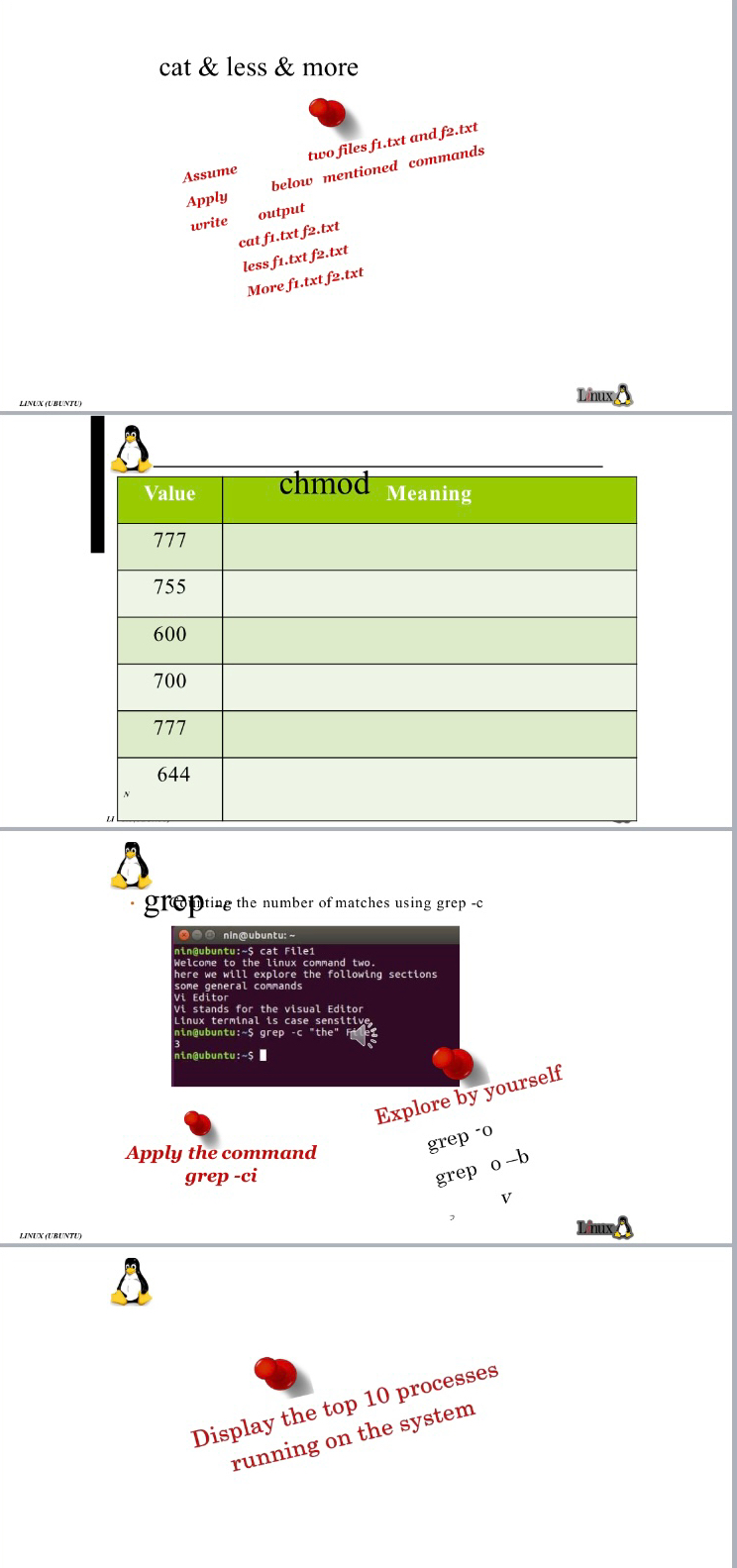 Solved cat & less & moreAssume two files fi.txt and | Chegg.com