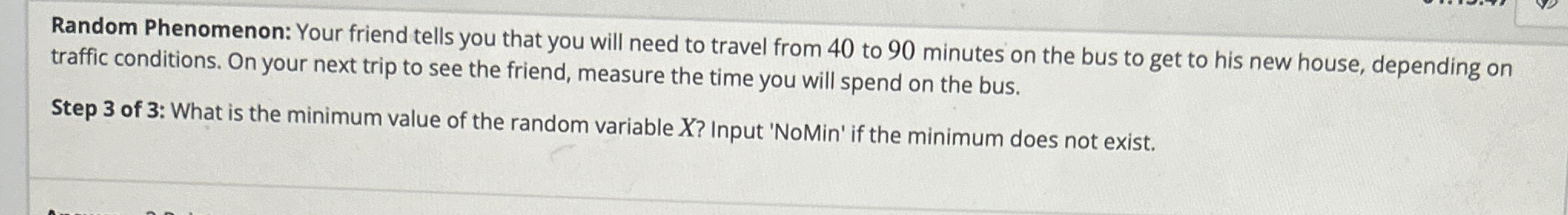 Solved Random Phenomenon: Your friend tells you that you | Chegg.com