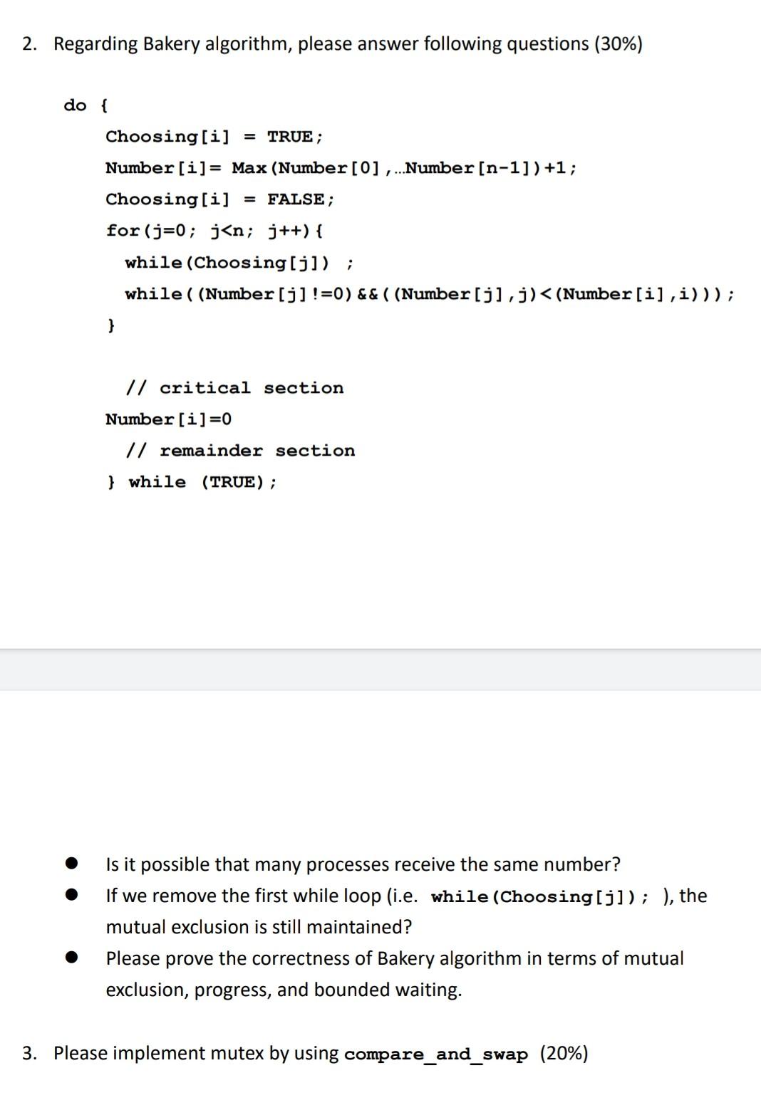 Solved 4. Regarding following Bounded Buffer Problem, please | Chegg.com