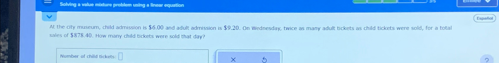 Solved Solving a value mixture problem using a linear | Chegg.com