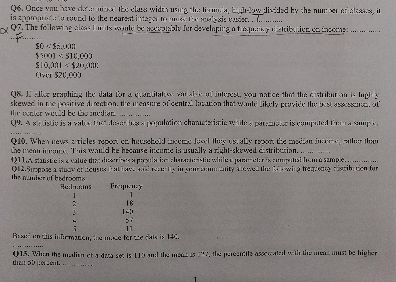 Solved Q6. ﻿Once you have determined the class width using | Chegg.com